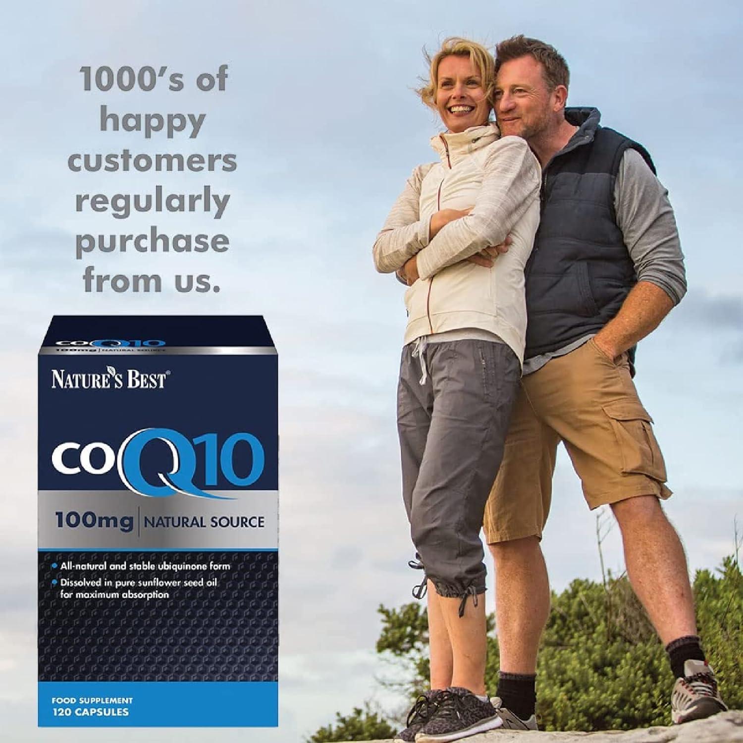 Co Enzyme Q10 100mg | 120 Capsules | High Potency UK Made Supplement ...
