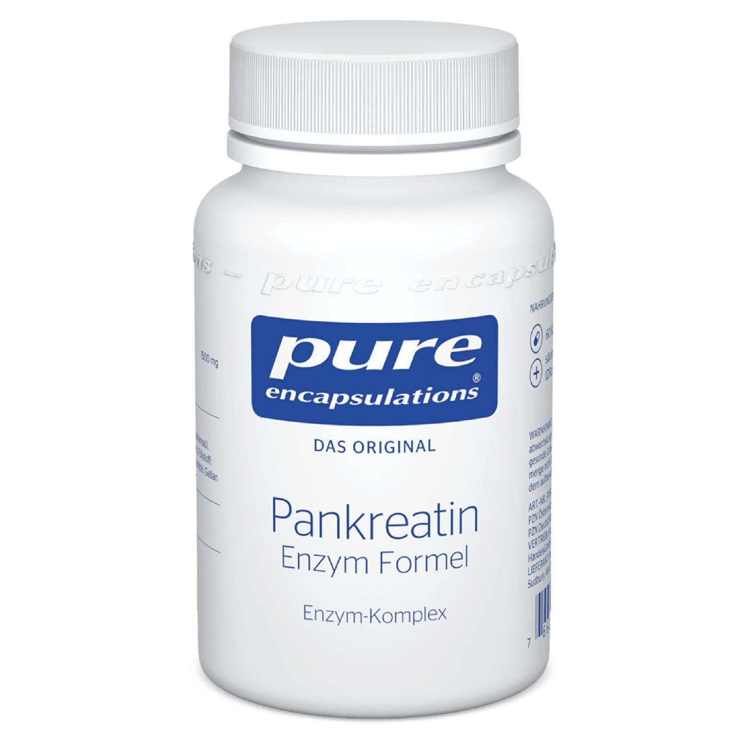 Pure Encapsulations Pancreatin Enzyme Formula - 60 Capsules | Premium ...