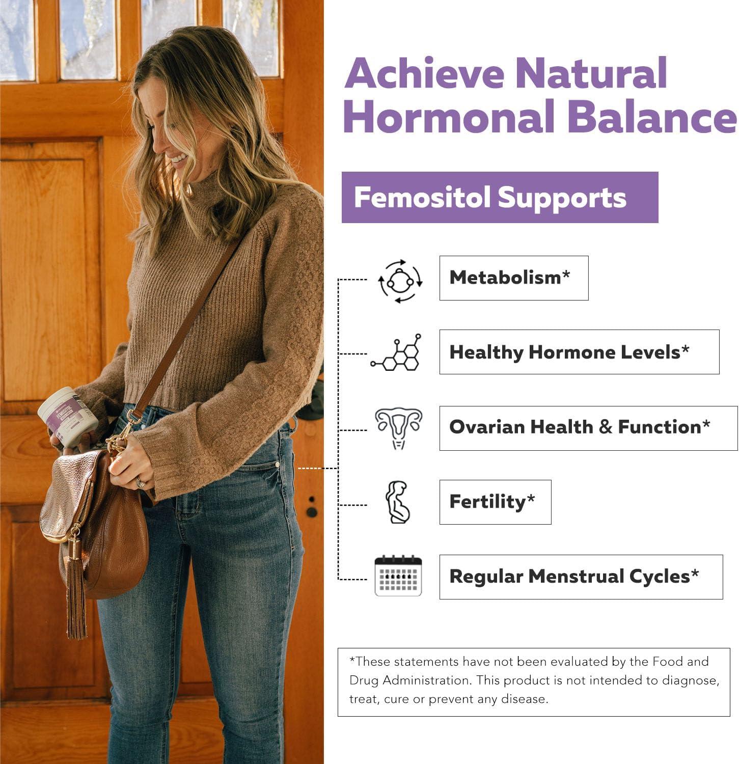 FemoSitol Inositol Powder | Myo-Inositol & D-Chiro Inositol Complex ...