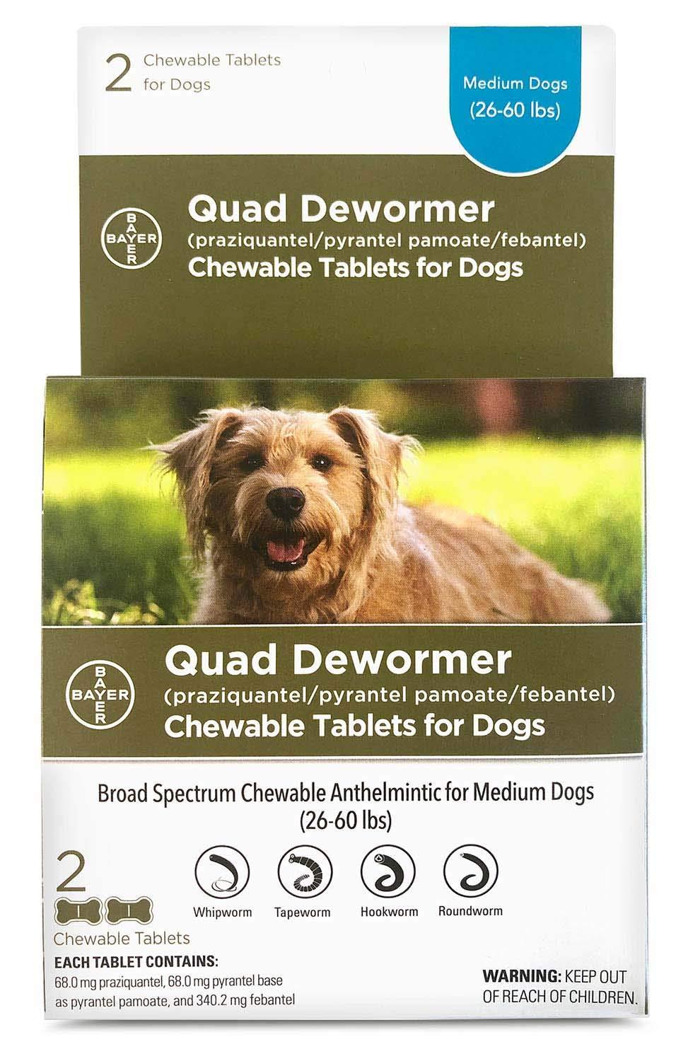Buy Dog Quad Dewormer Online | Effective Parasite Treatment for Dogs ...