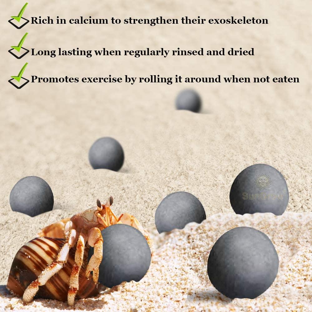 Sungrow 10 Hermit Crab & Crayfish Calcium Supplement Balls - 30 ...