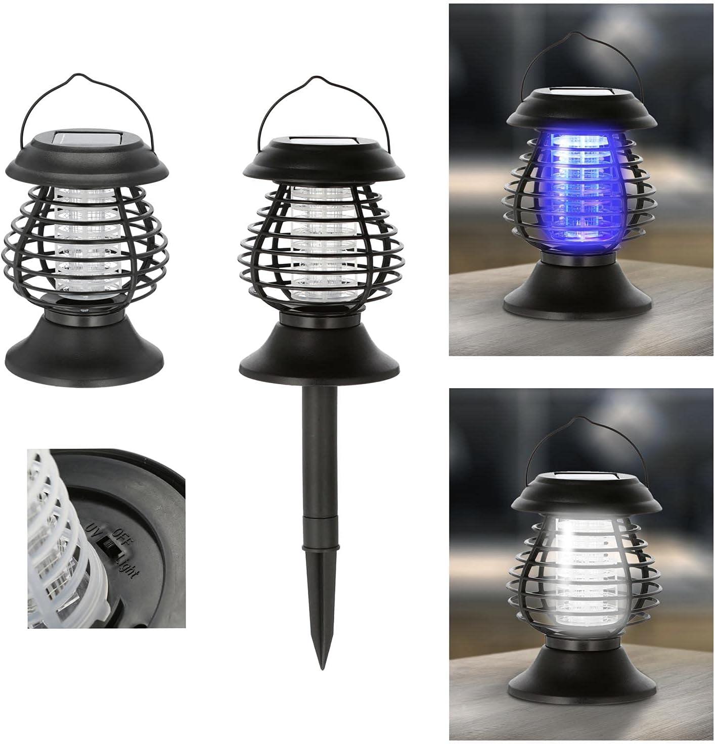 Buy HAC24 Solar UV Insect Killer & Mosquito Trap - Battery-Powered Eco ...