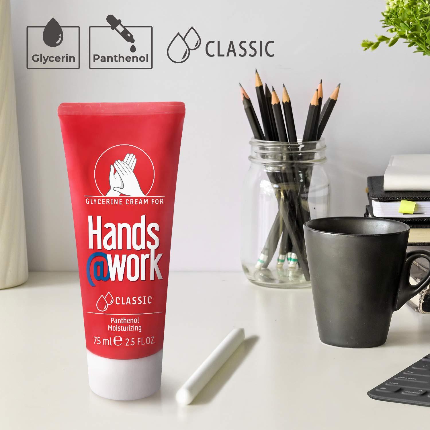 Hands Work Classic Formula Hand Cream with Glycerin & Panthenol - 75ml ...