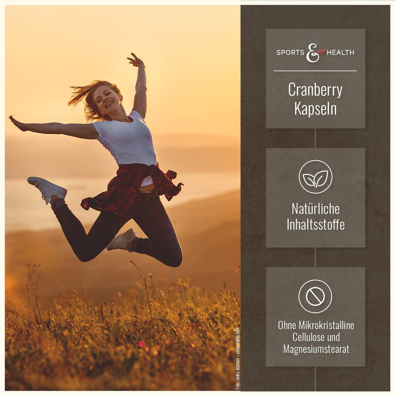 Cranberry Capsules High-Dose 500mg | 180 Vegan & Gluten-Free | Allergen ...