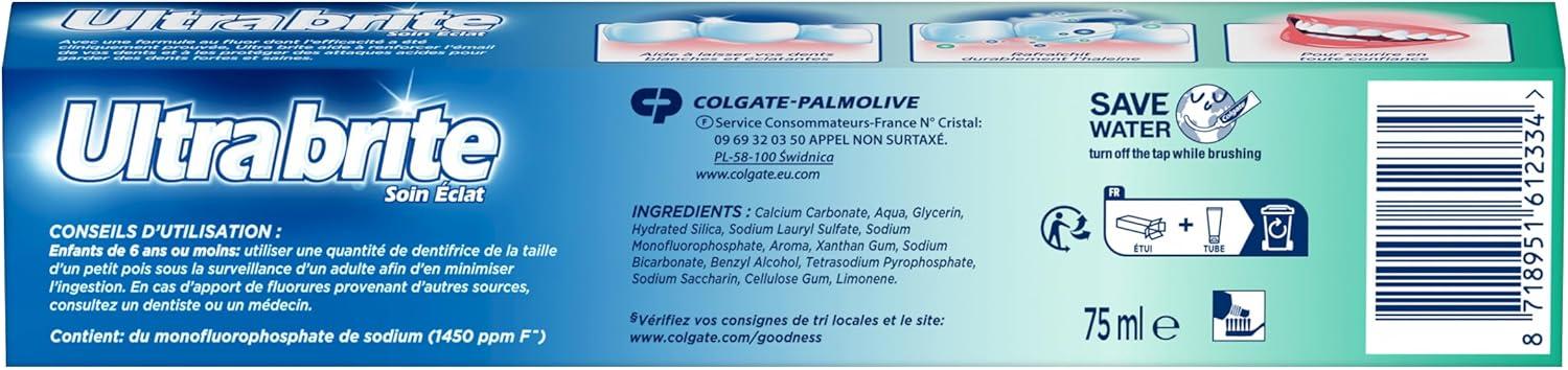 ULTRA BRITE - Ultra Brite Whitening Toothpaste - Ultra Whiteness ...