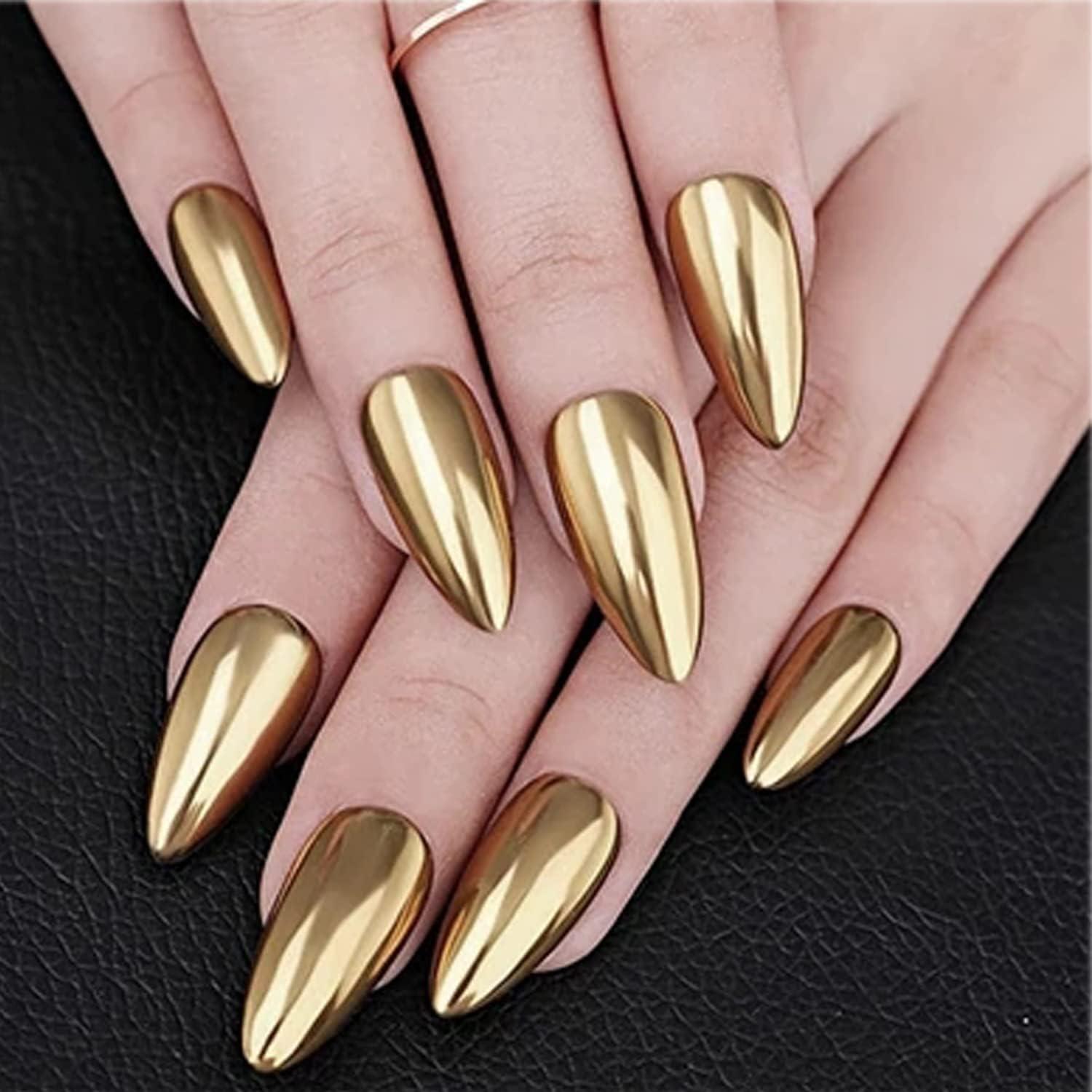 Gold Chrome Nail Polish