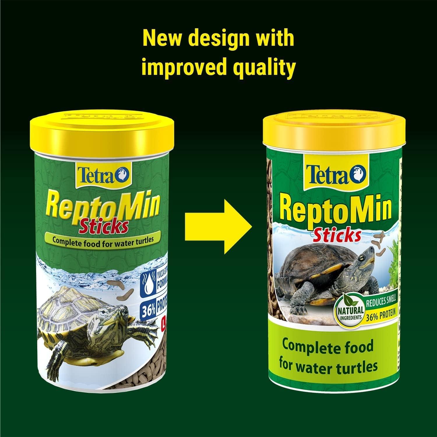 Tetra ReptoMin Complete Food for Water Turtles 500 ml 500 ml (Pack of 1 ...