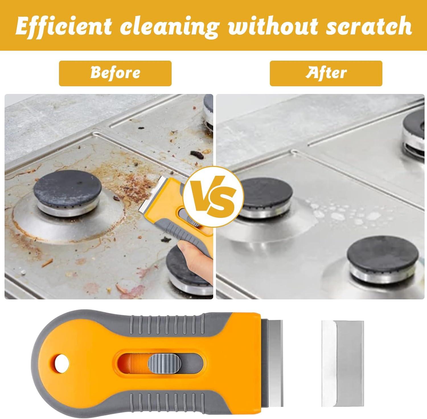 Oven Cleaning Tool 2PCS Oven Cleaner Sticker Remover with 20PCS ...