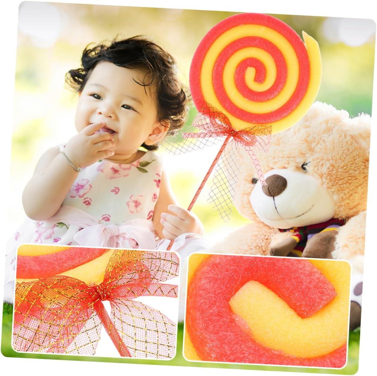 CHILDWEET 2pcs Lollipop Model Giant Fake Lollipops Christmas Lollipop ...