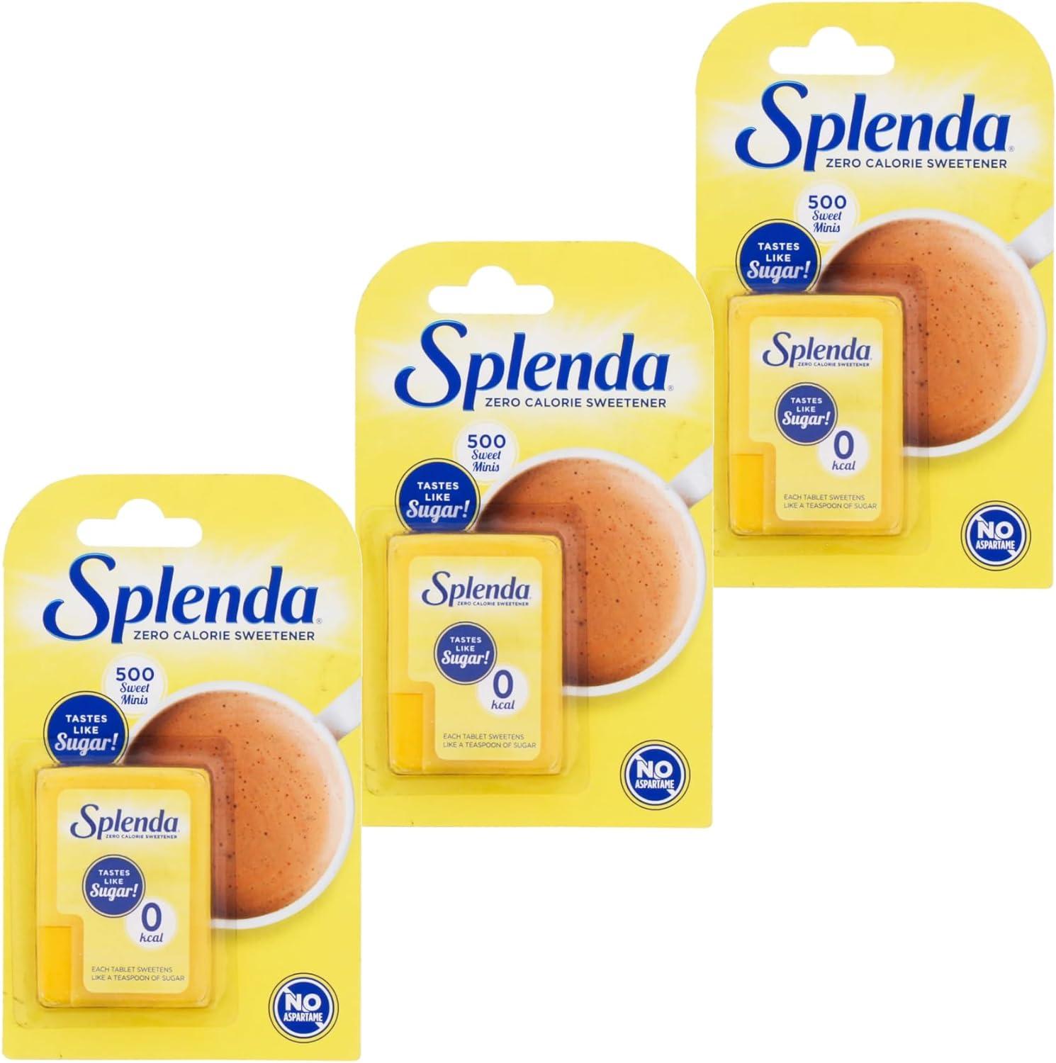 Mini Sweetners 3 Pack Bundle - with 3 x Splenda Disolvable Minis 500's ...