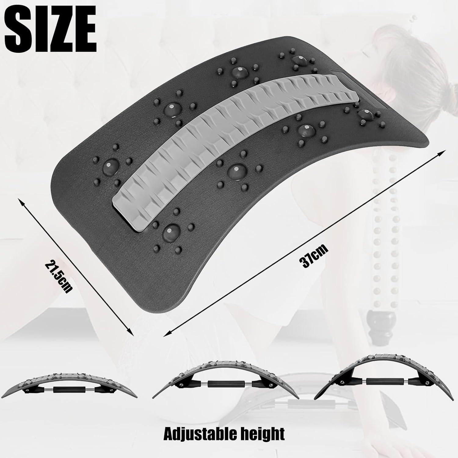 Alouweekuky Back Extension Trainer | Rotary Adjustment Back Stretcher ...