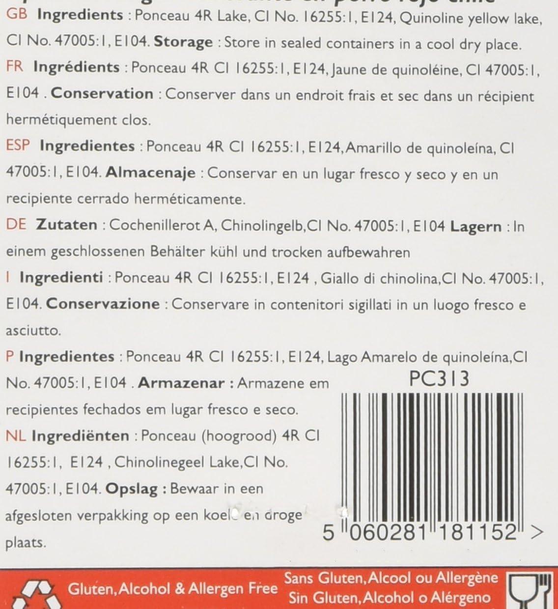 PME Edible Powder Colour Chilli Red | Buy Now with Express ...