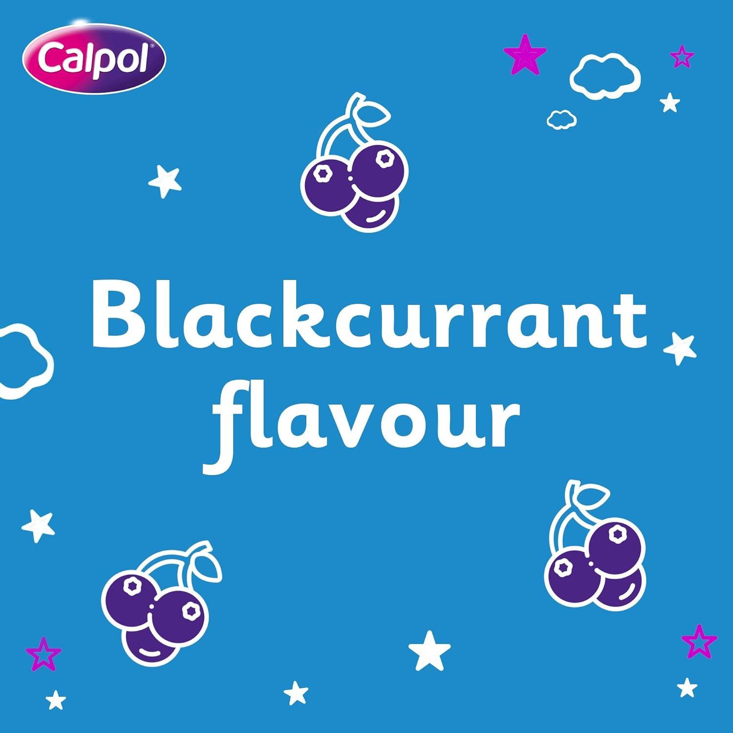 Calcough Children's Syrup for Cough & Sore Throat Relief - Blackcurrant ...