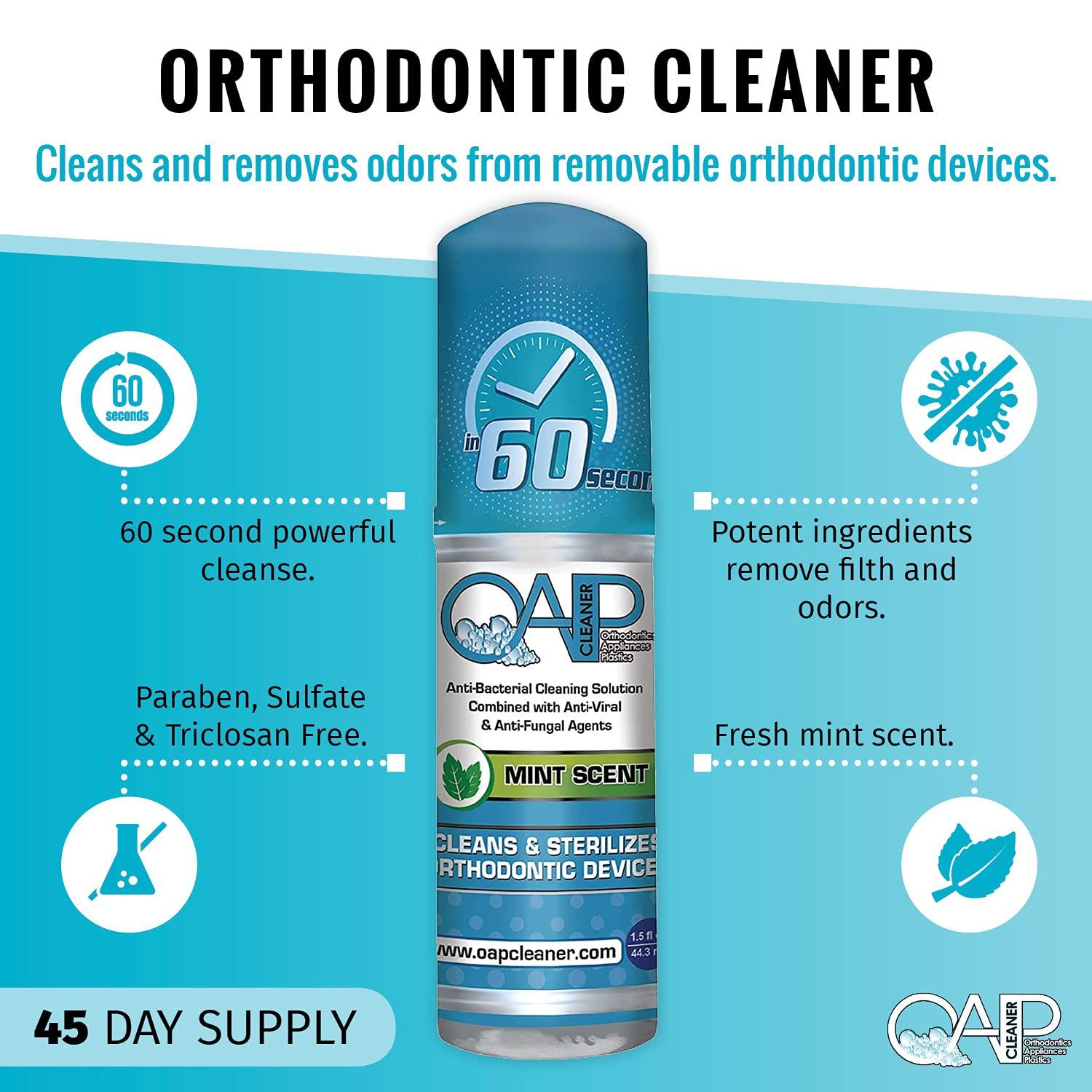 OAP Cleaner Foam Retainer Cleaner for Aligner, Invisalign, Denture ...