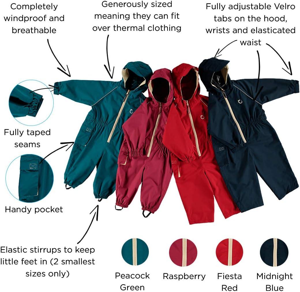 Kids Blue Waterproof All In One Rainsuit 4-5 Years | Hippychick Outdoor Clothing | Buy Now with ...