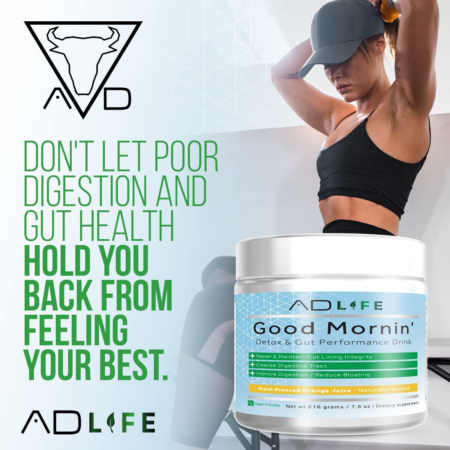 Project AD Life Good Morning Detox Drink - L-Glutamine, Apple Cider ...