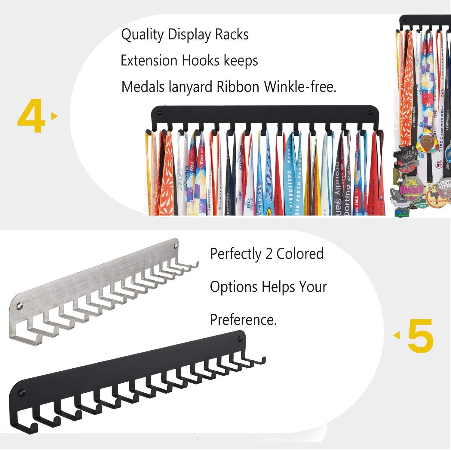 Lapetale Fashion Premium Medal Rack for Runners - 16 Display Hanger for ...