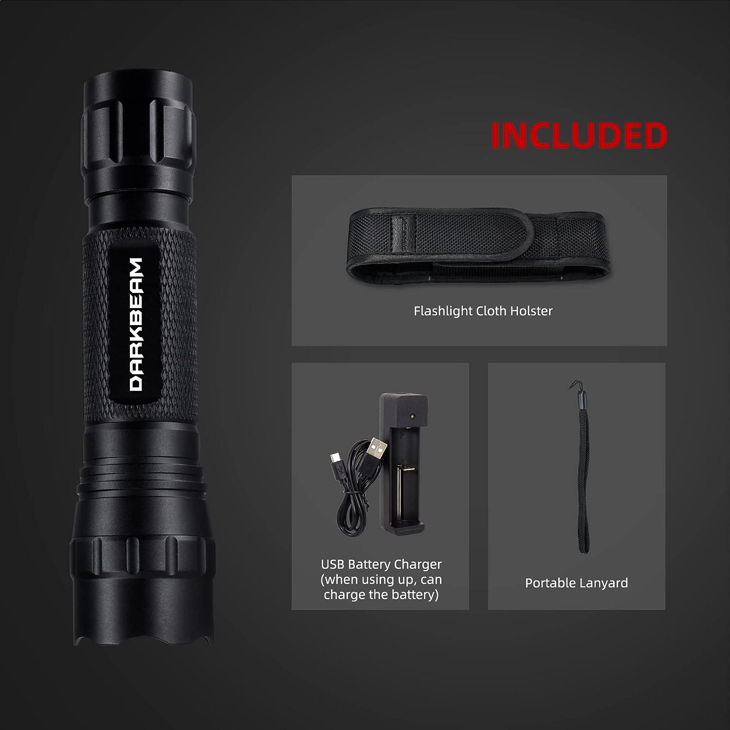 DARKBEAM 940nm Infrared Light for Night Vision | Long Range Mini IR Flashlight for Hunting ...