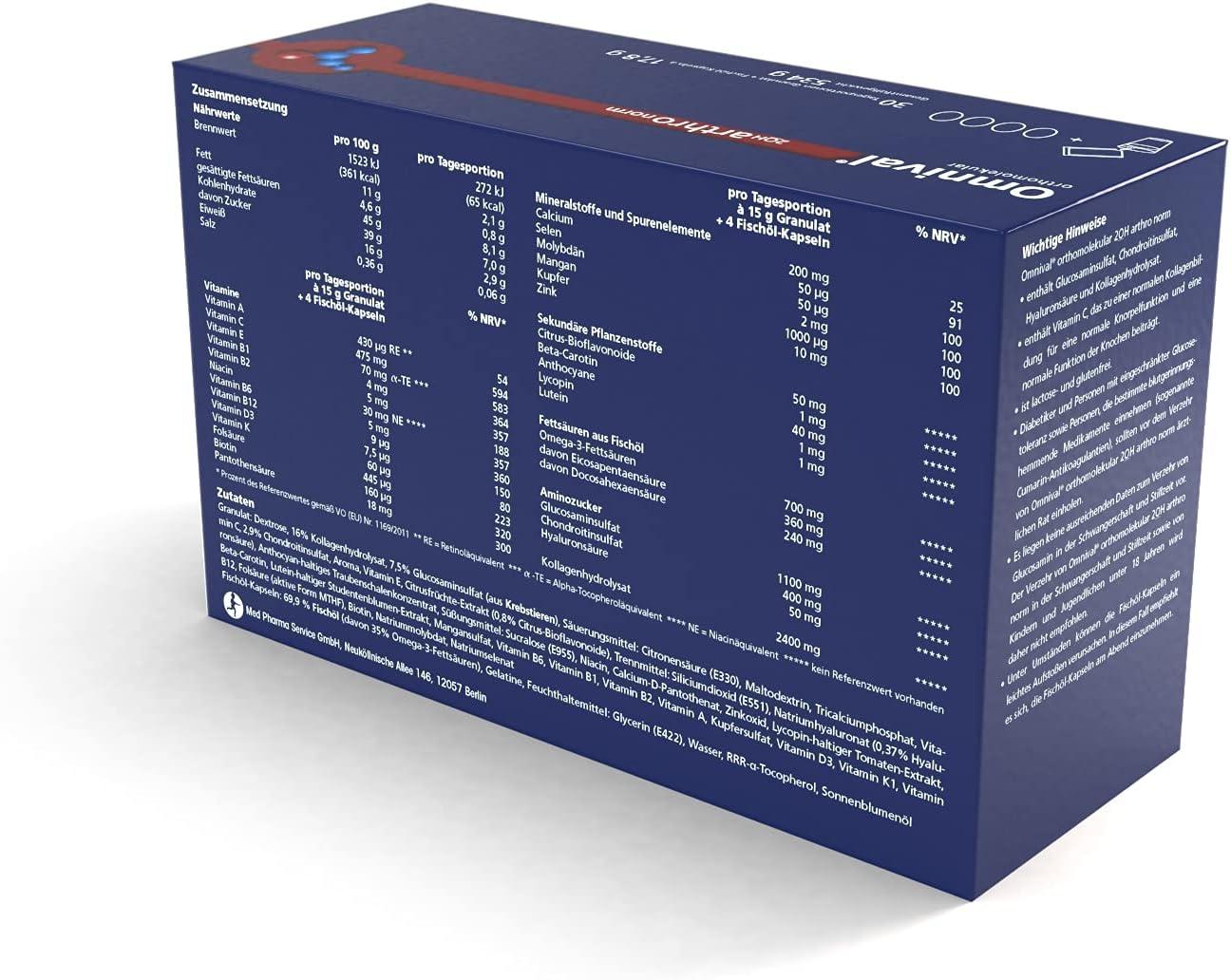 Omnival Arthro Norm - Premium Orthomolecular Joint Supplement with ...