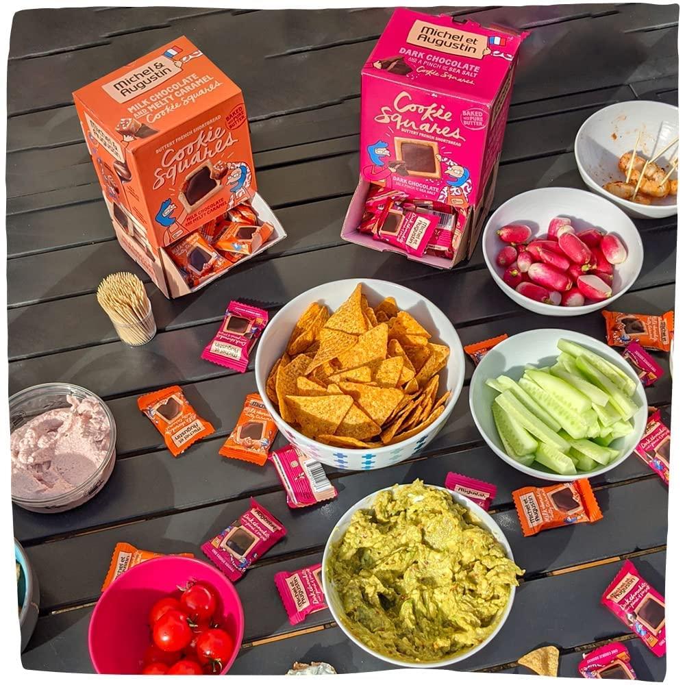 Michel et Augustin Gourmet Cookie Squares Changemaker Box | Milk ...