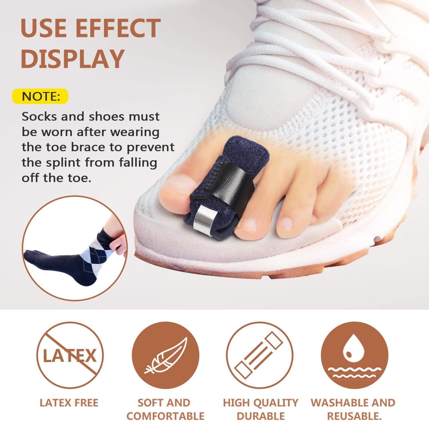 Adjustable Toe Splint Straightener - 1 Pair for Toe Pain Relief | Buy ...