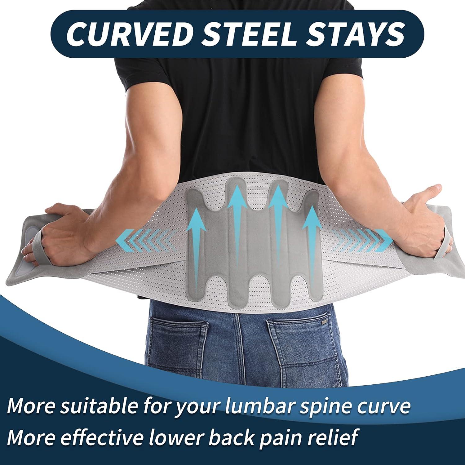 Adjustable Inflatable Back Bandage with Lumbar Support Pain Relief for ...