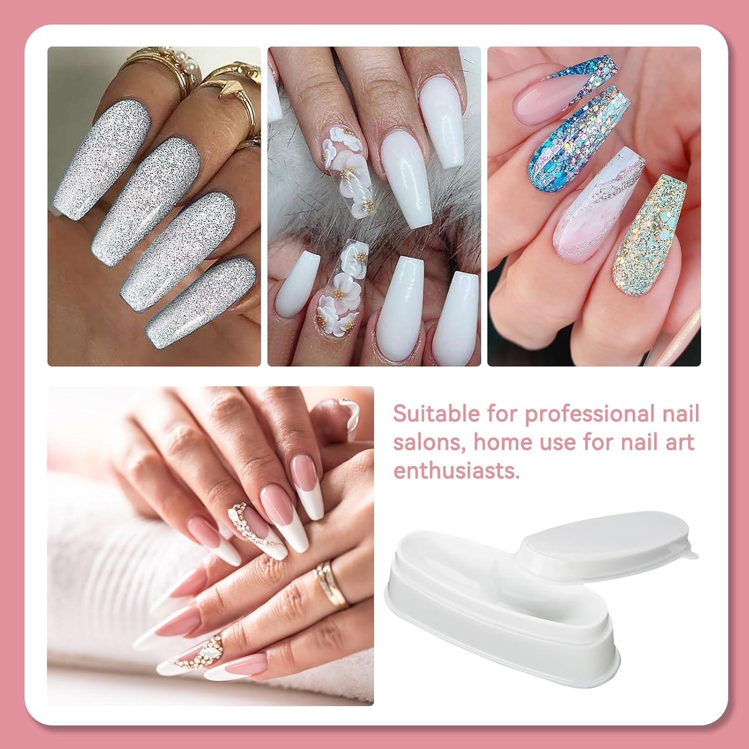 Portable Nail Dip Powder Tray - French Dip Manicure Tool & Accessories ...