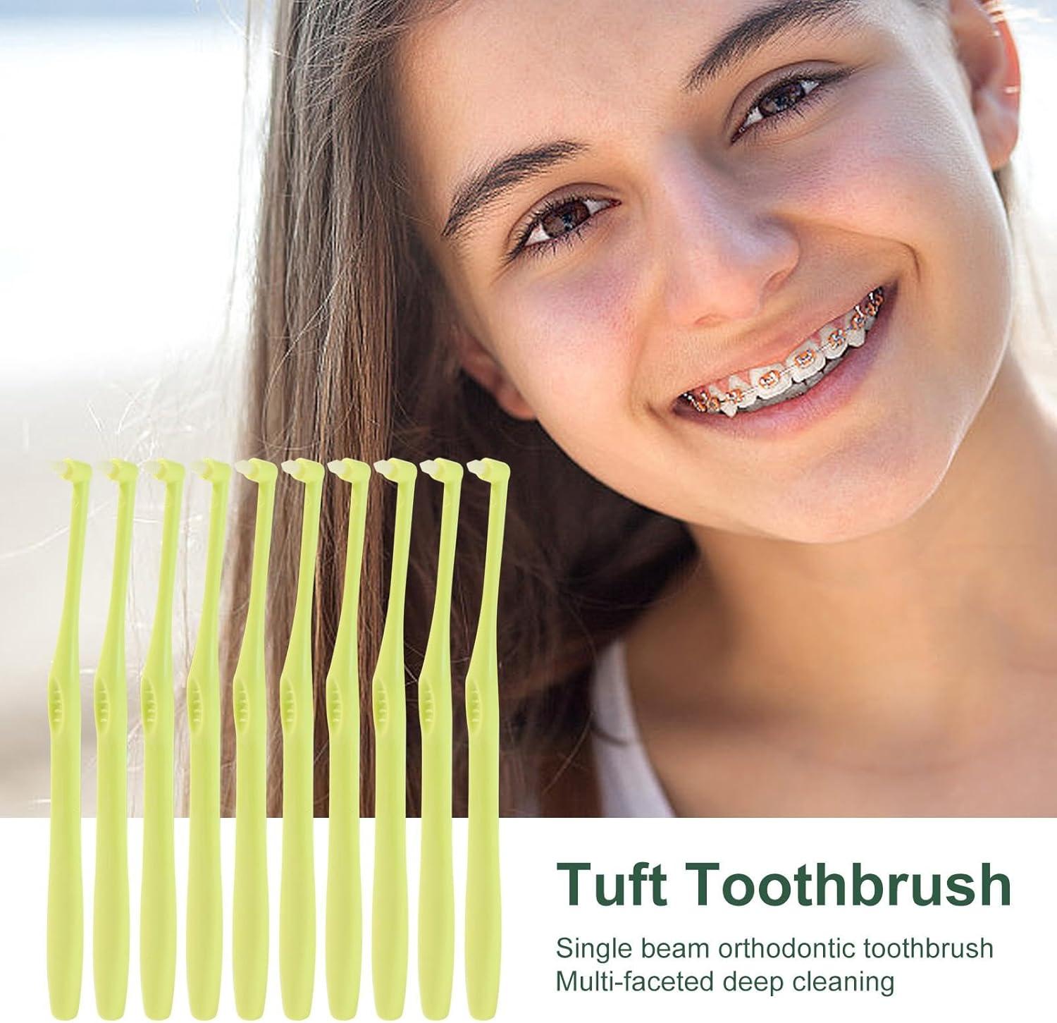 Soft Trim Dental Brush for Orthodontic Care | Compact Interdental Brush ...