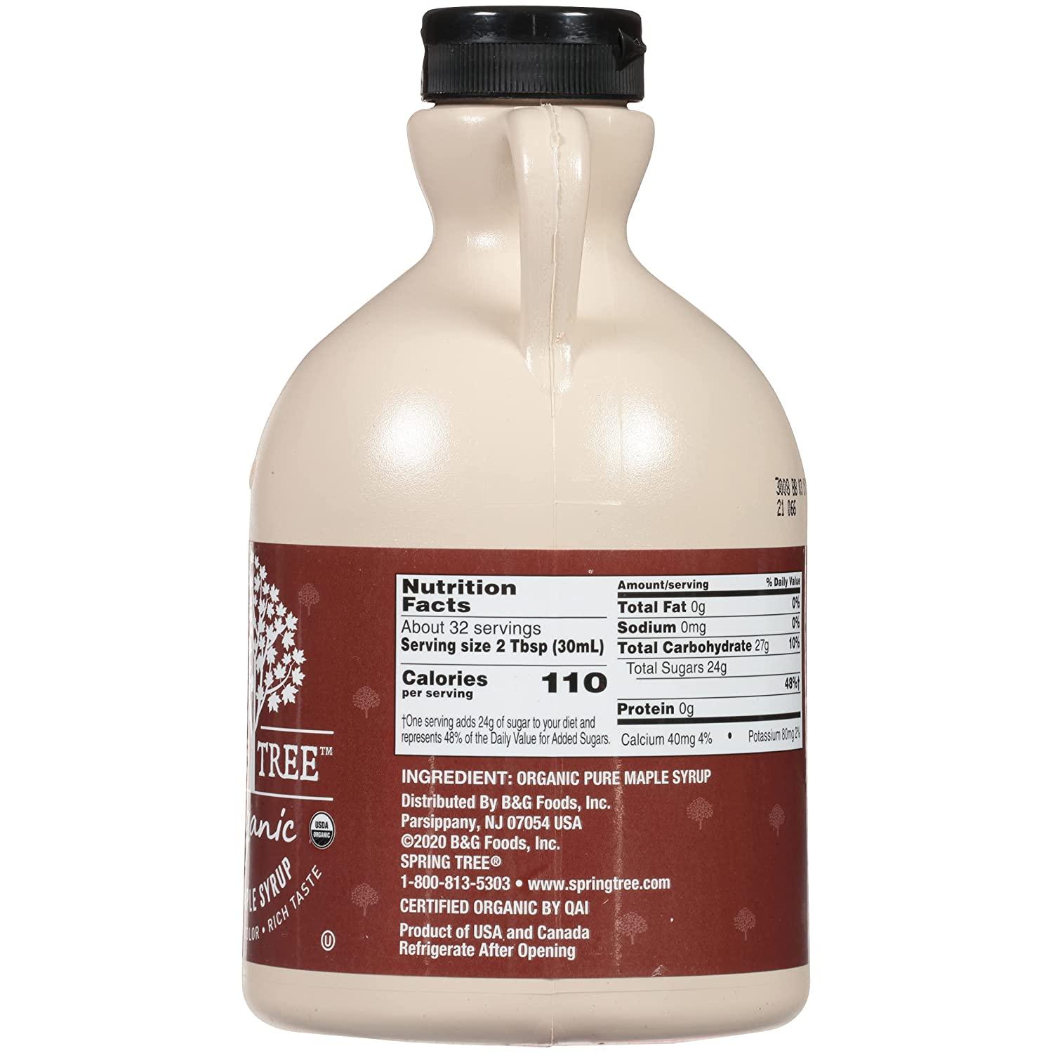 Spring Tree Certified Organic Pure Maple Syrup - 32oz | Buy Now with ...