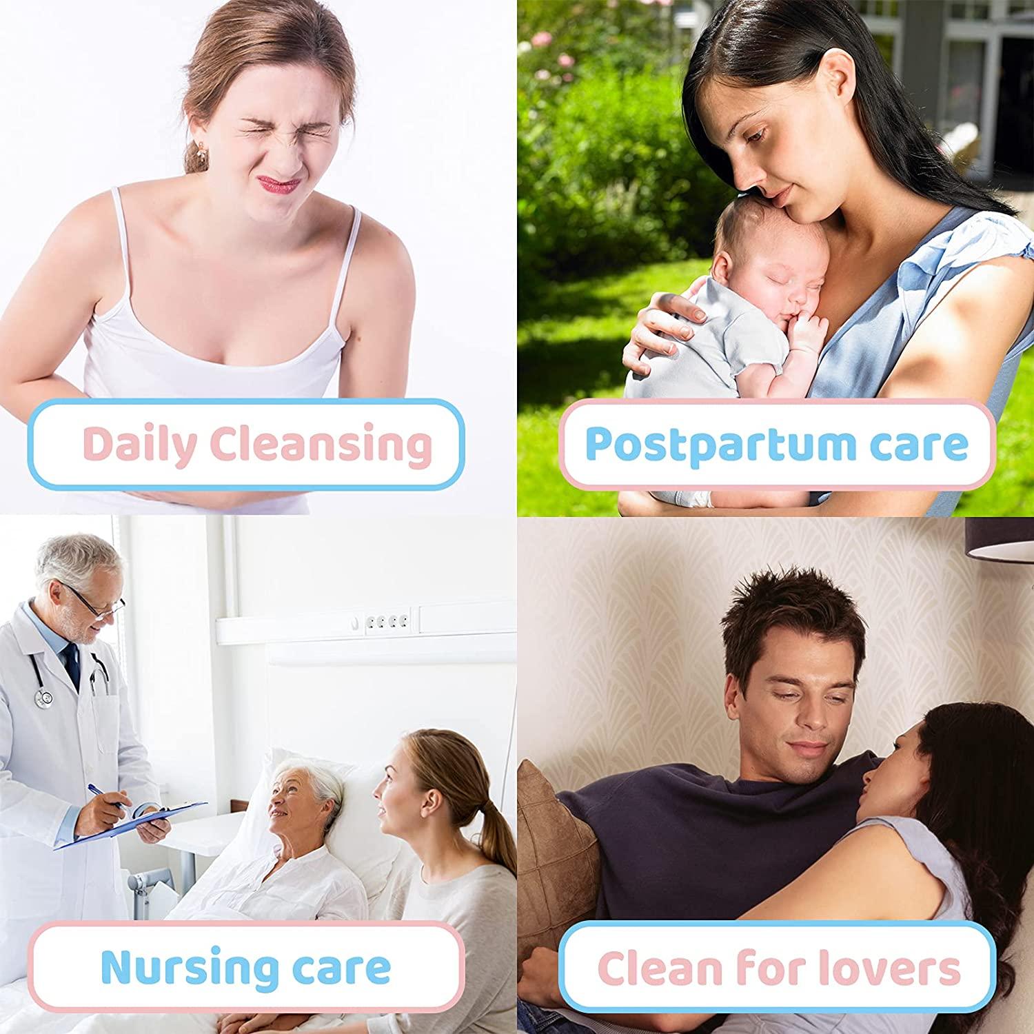 Korisen Multi-Functional Douche Bottle for Women - Reusable Peri Bottle ...