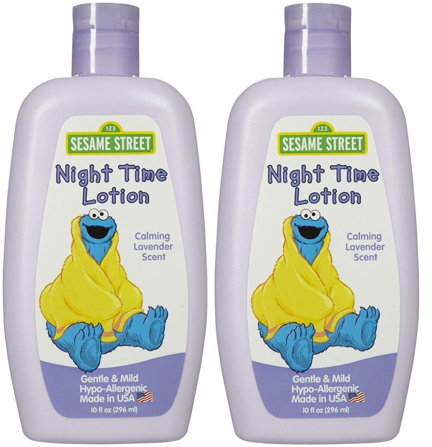 Sesame Street Night Time Lotion - Hypoallergenic with Calming Lavender ...