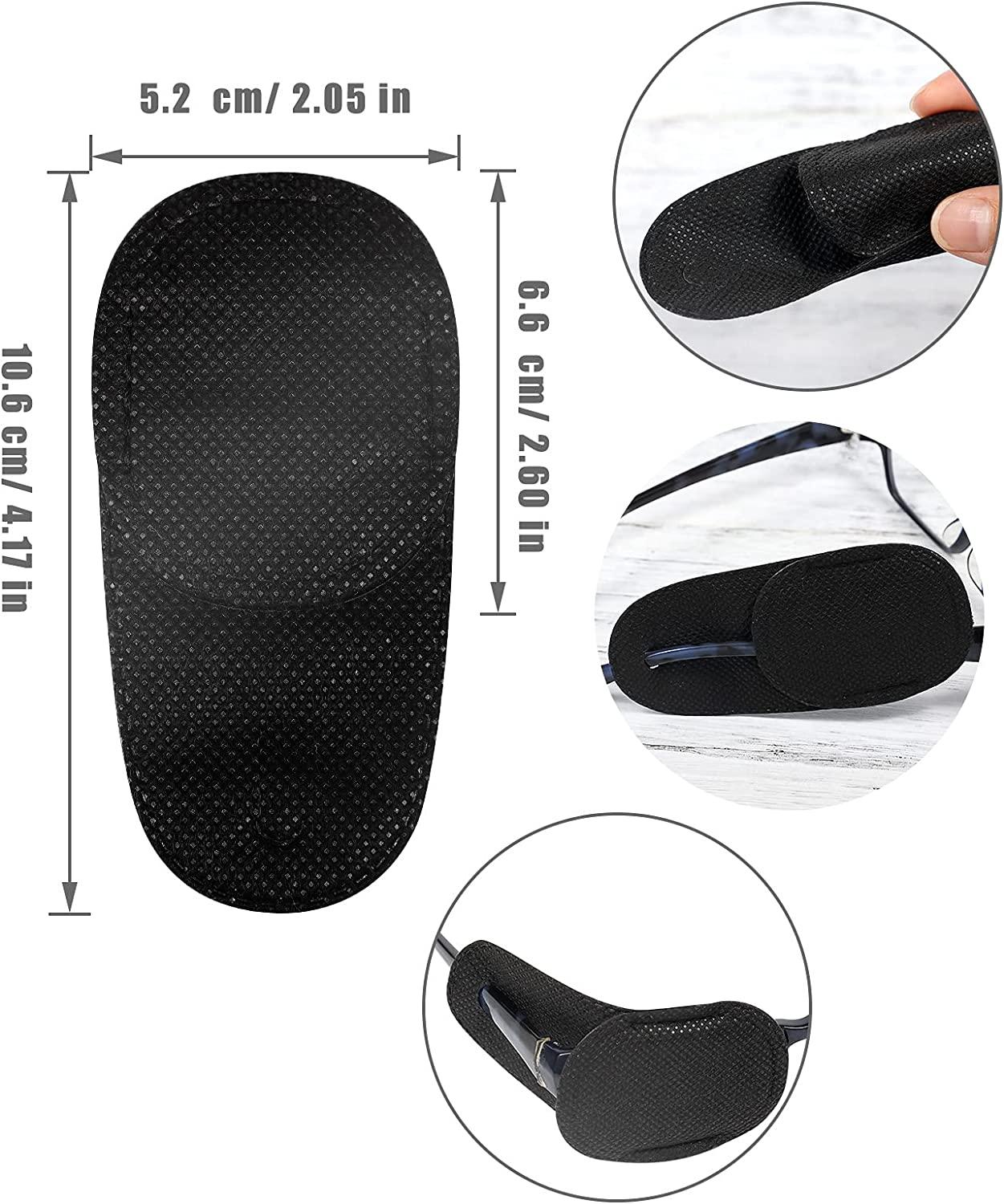 LUTER 6pcs Reusable Non-Woven Fabric Eye Patches for Glasses - Improve ...