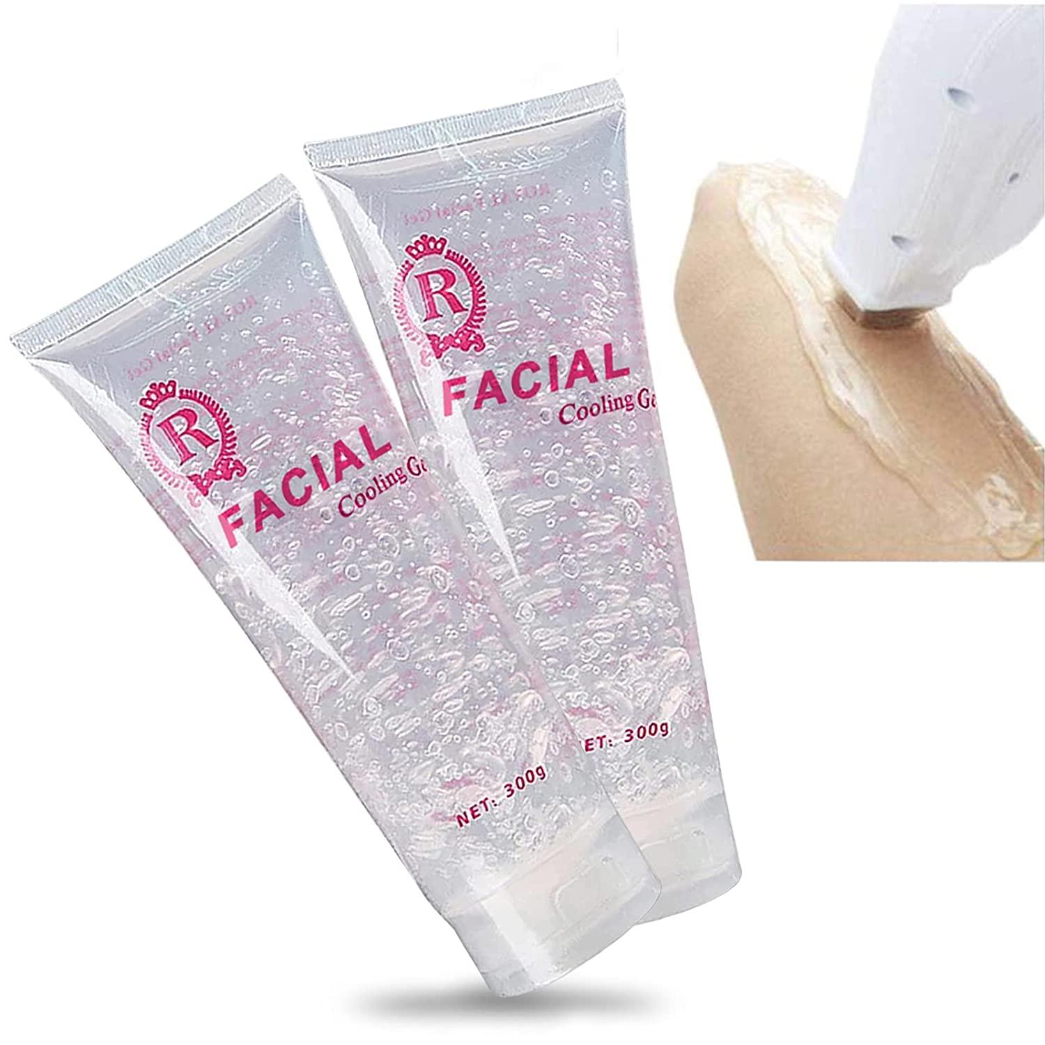 2 PCS Cooling Gel for Laser Hair Removal & Facial Machines - 600ML for ...