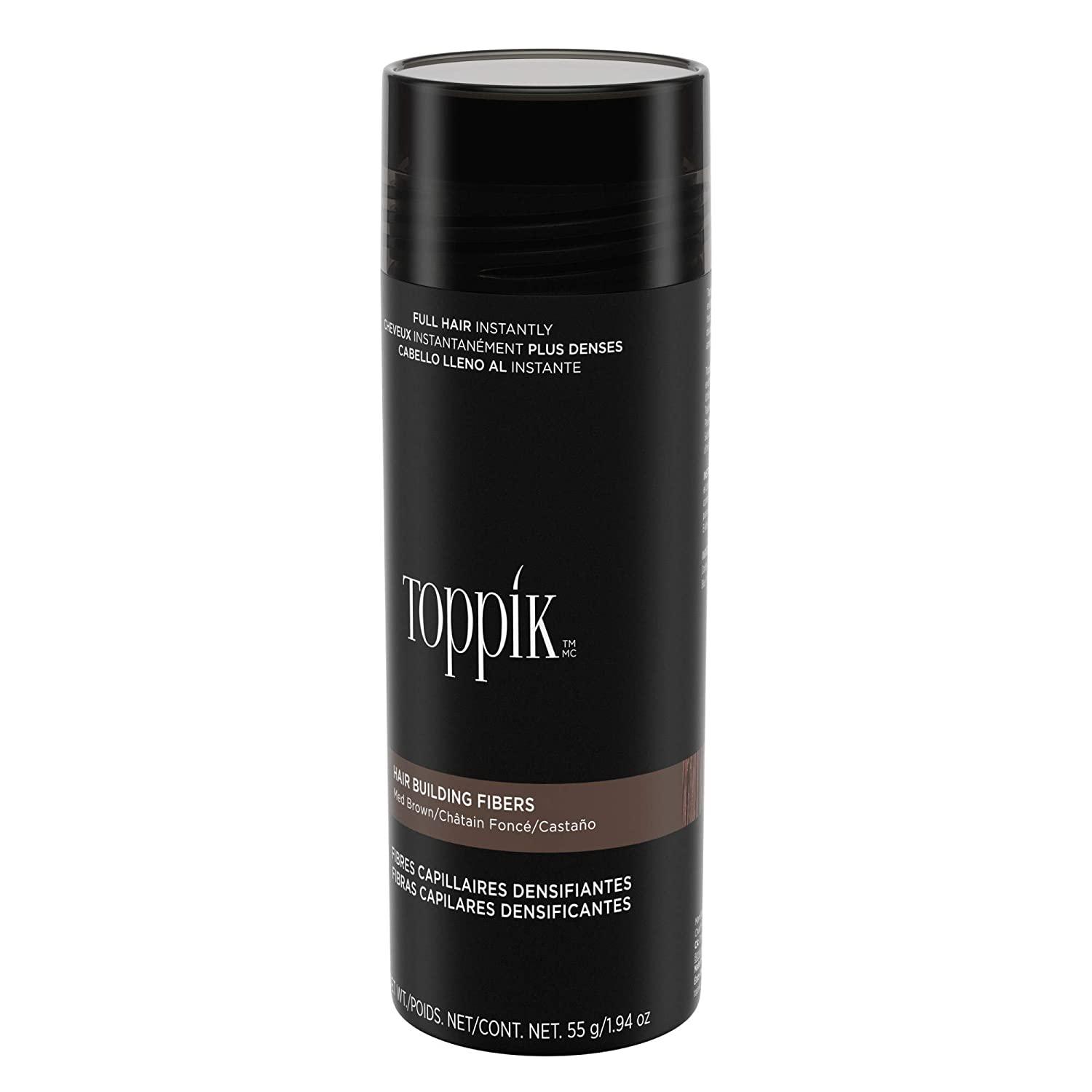 Toppik Hair Building Fibers 55g - Instantly Thicker Fuller Hair - 9 ...
