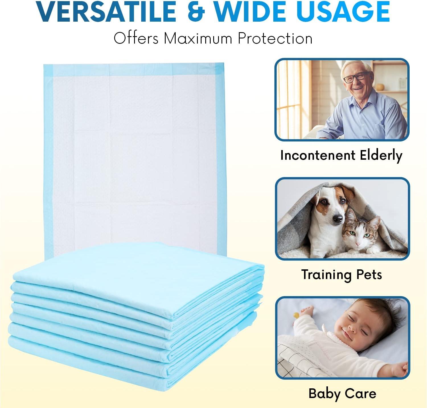 Healqu Disposable Underpads 24x36 - Pack of 25 | Super Absorbent ...