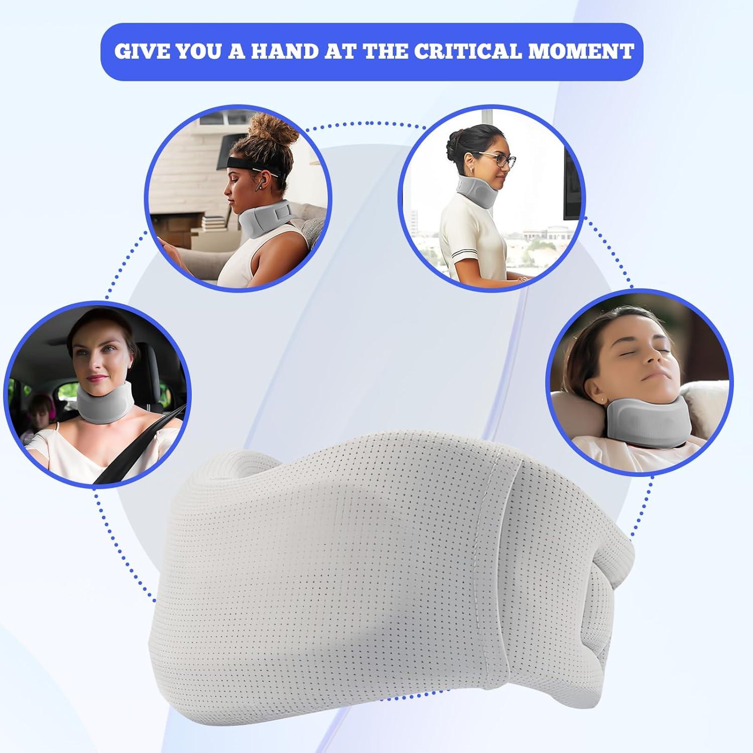 Buy Wiyety Neck Support | Soft Sponge Neck Pain Relief & Cervical Spine ...