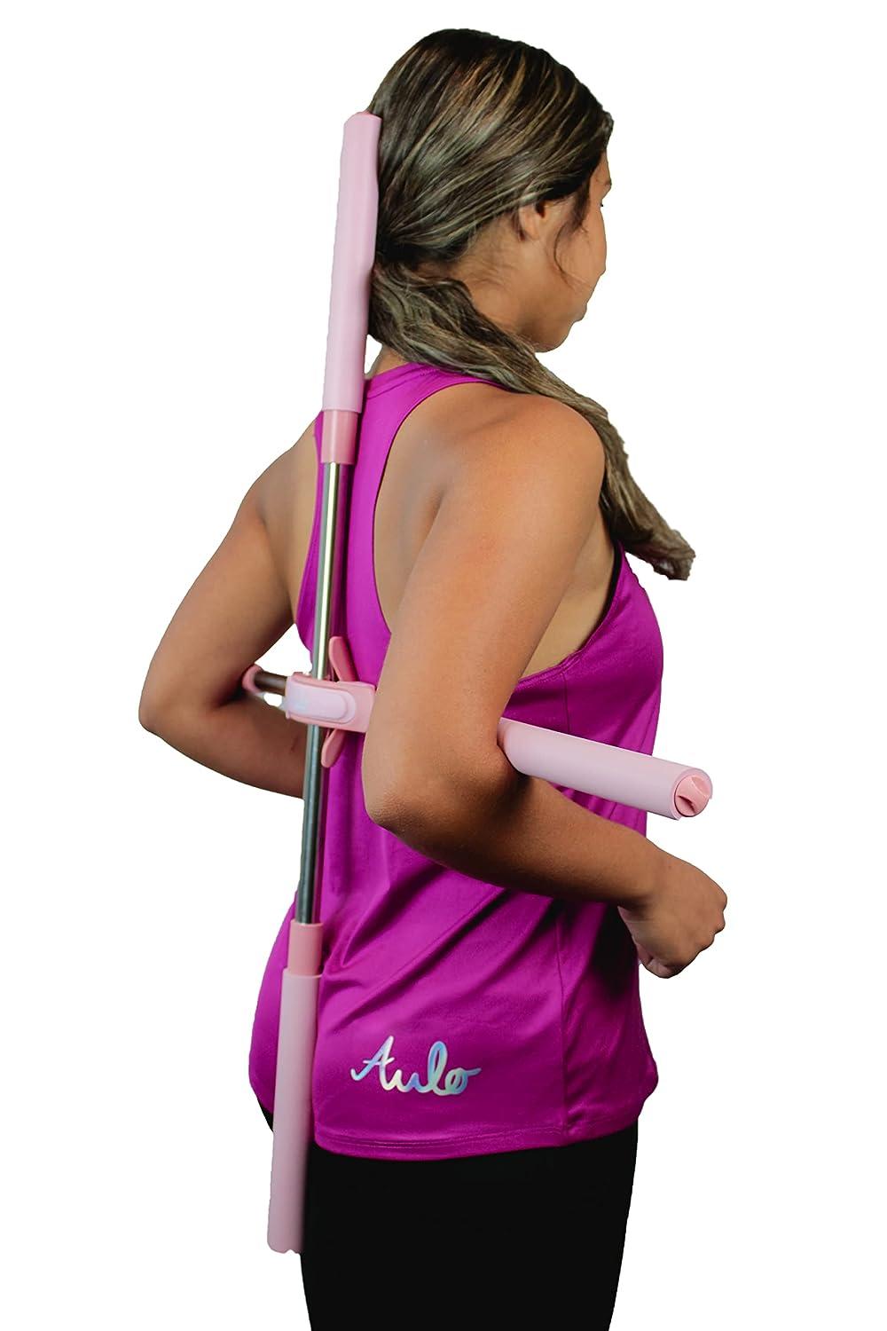 Aulo Posture Corrector Yoga Sticks - Retractable Design for Adult and ...