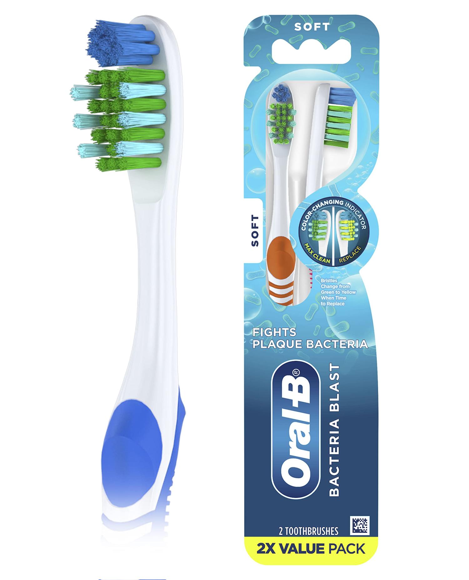 Oral-B Complete Deep Clean Soft Toothbrushes - 2 Count (Pack of 1 ...