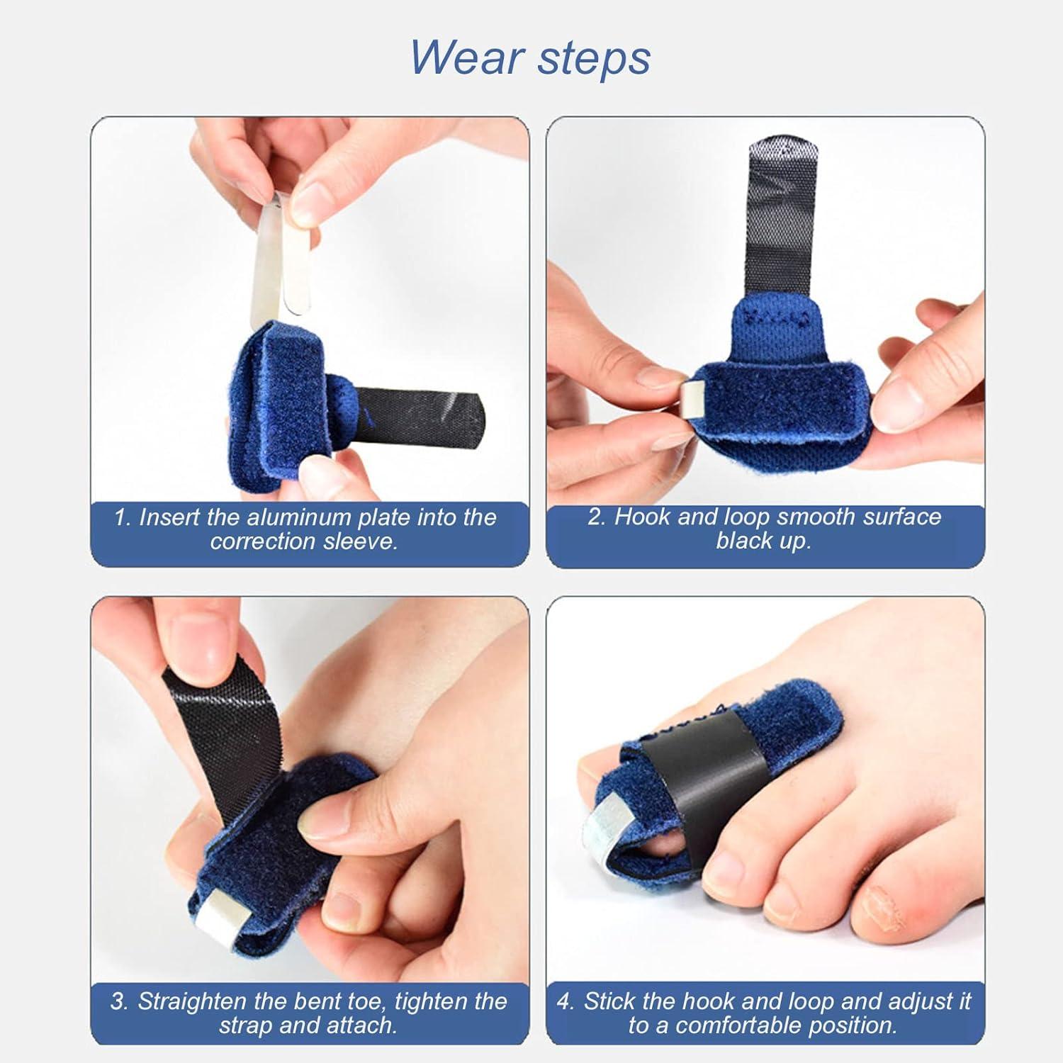 Hammer Toe Straightener - Ergonomic, Breathable Strap for Fixing Claw ...