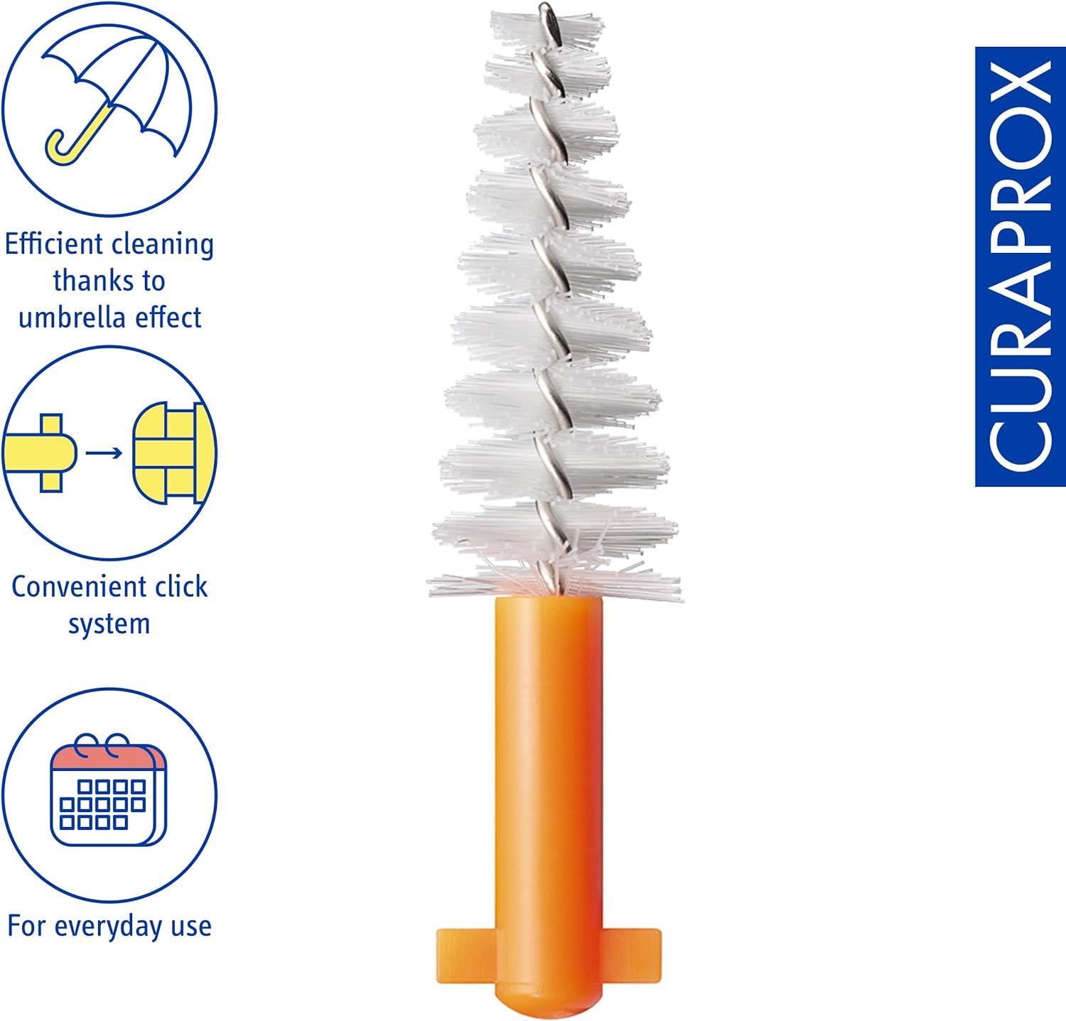 Buy Curaprox Interdental Brush Set CPS 14 Regular Plus - Orange 1.5mm ...