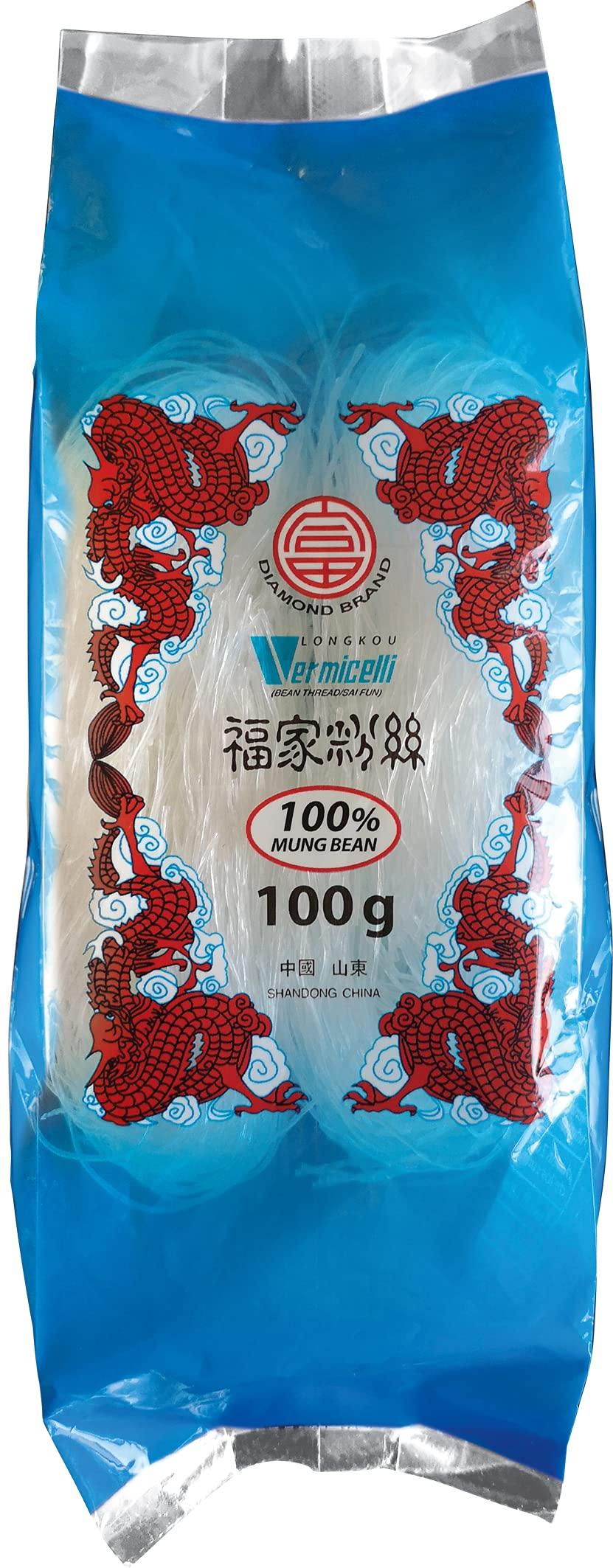 Buy DIAMOND Glass Noodles - Long Lungkou Vermicelli 100g Pack ...