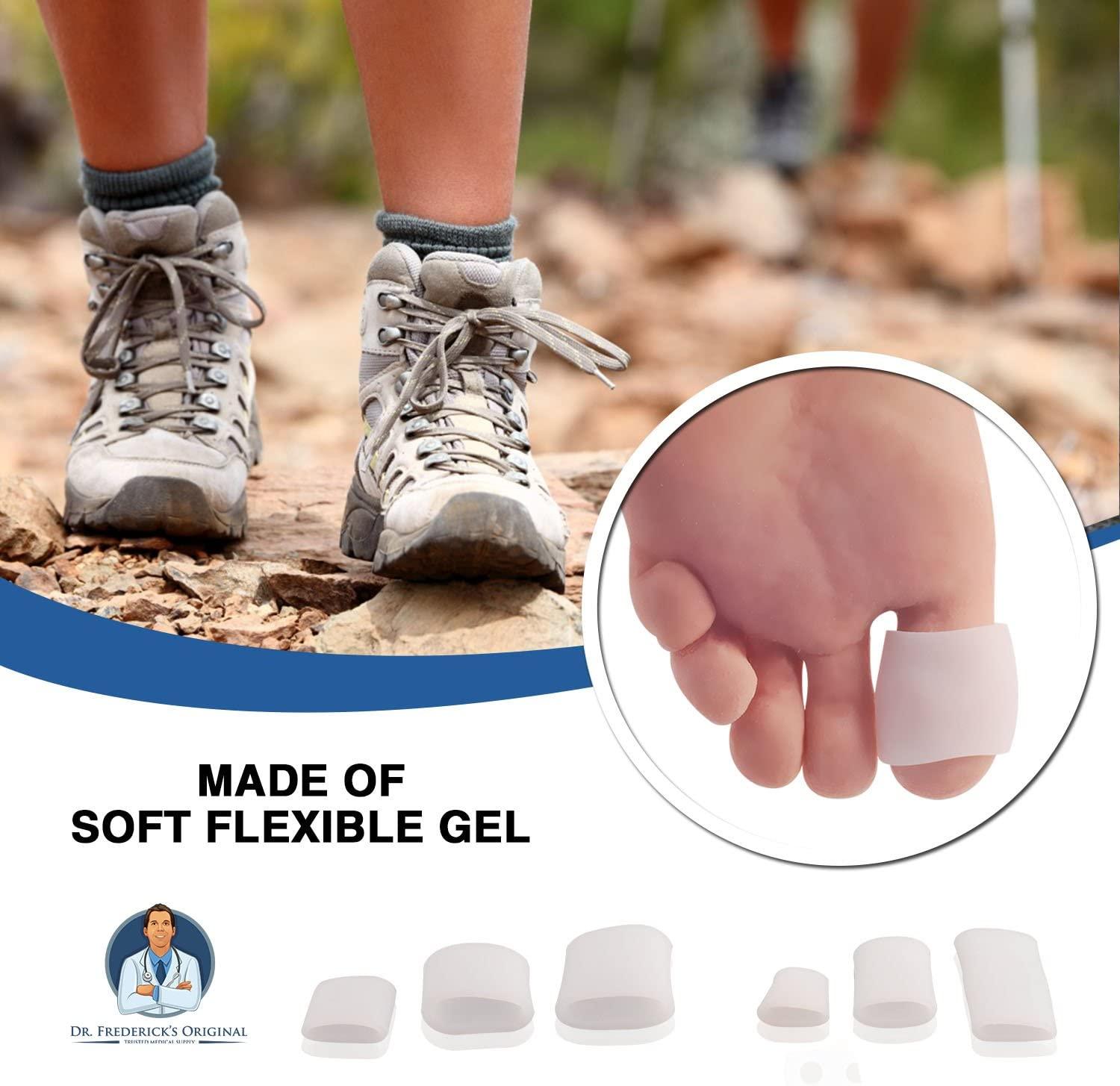 Dr. Fredericks Original Gel Toe Tubes Variety Pack - 12 Pieces (Small ...