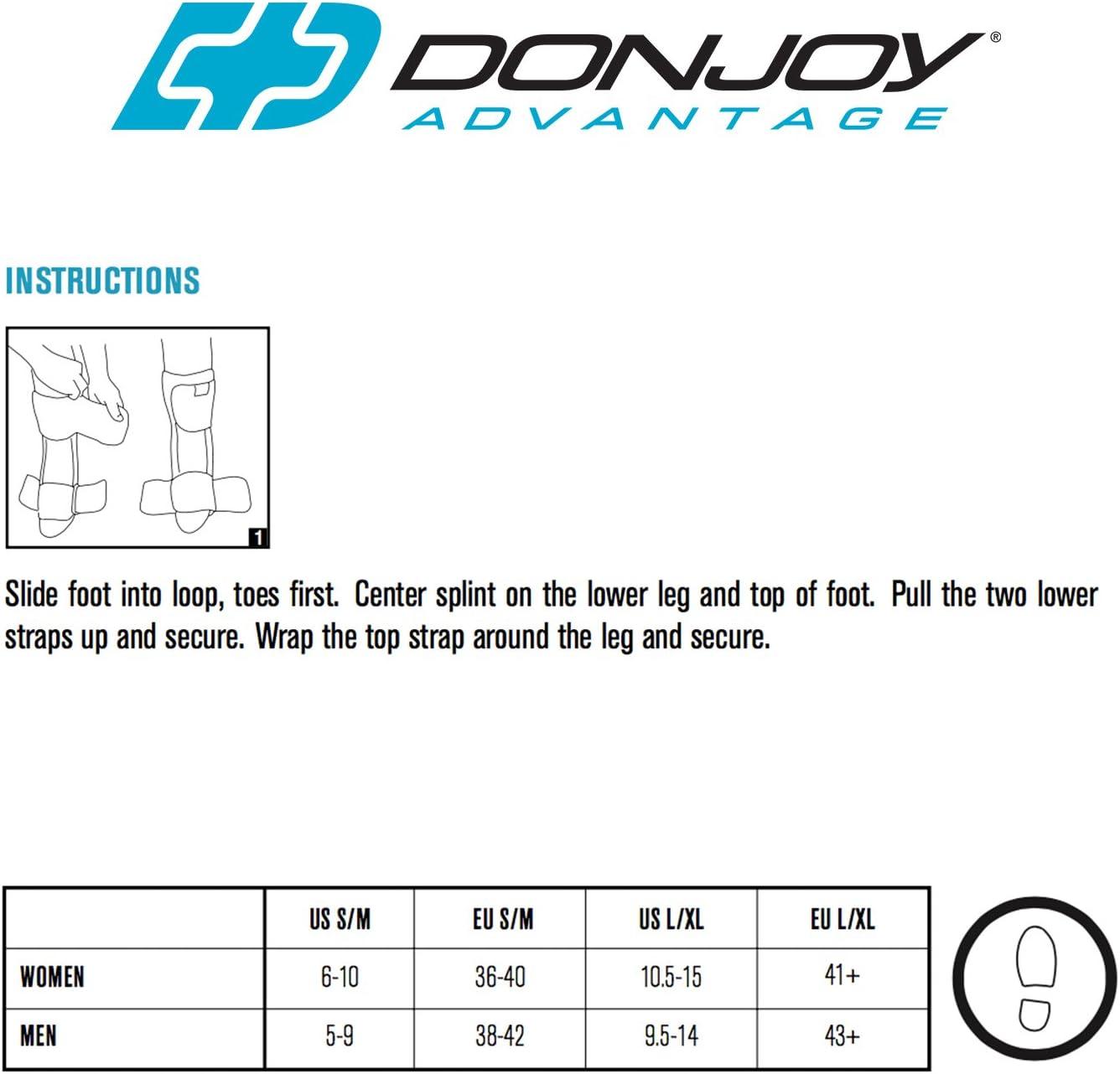 DonJoy Advantage Night Splint for Plantar Fasciitis & Achilles ...