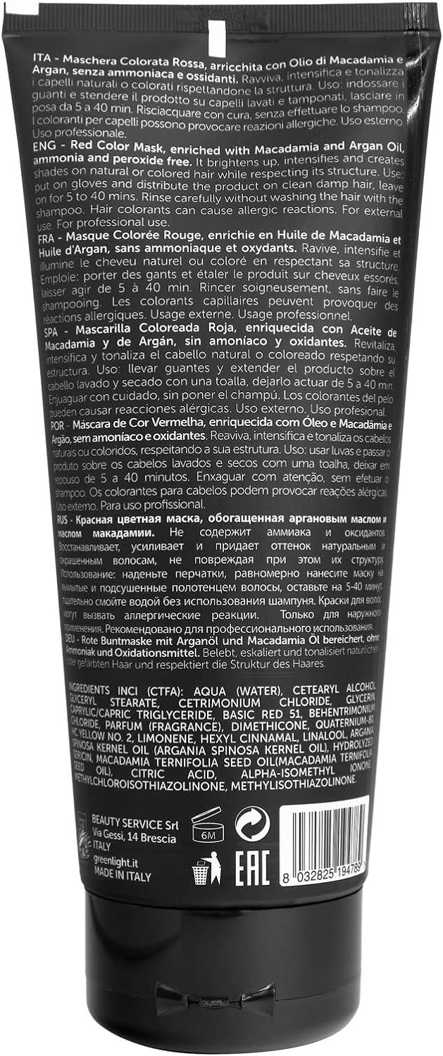 Luxury Reflex Color Mask 200ml - Red: Intense Color Boost for Vibrant ...