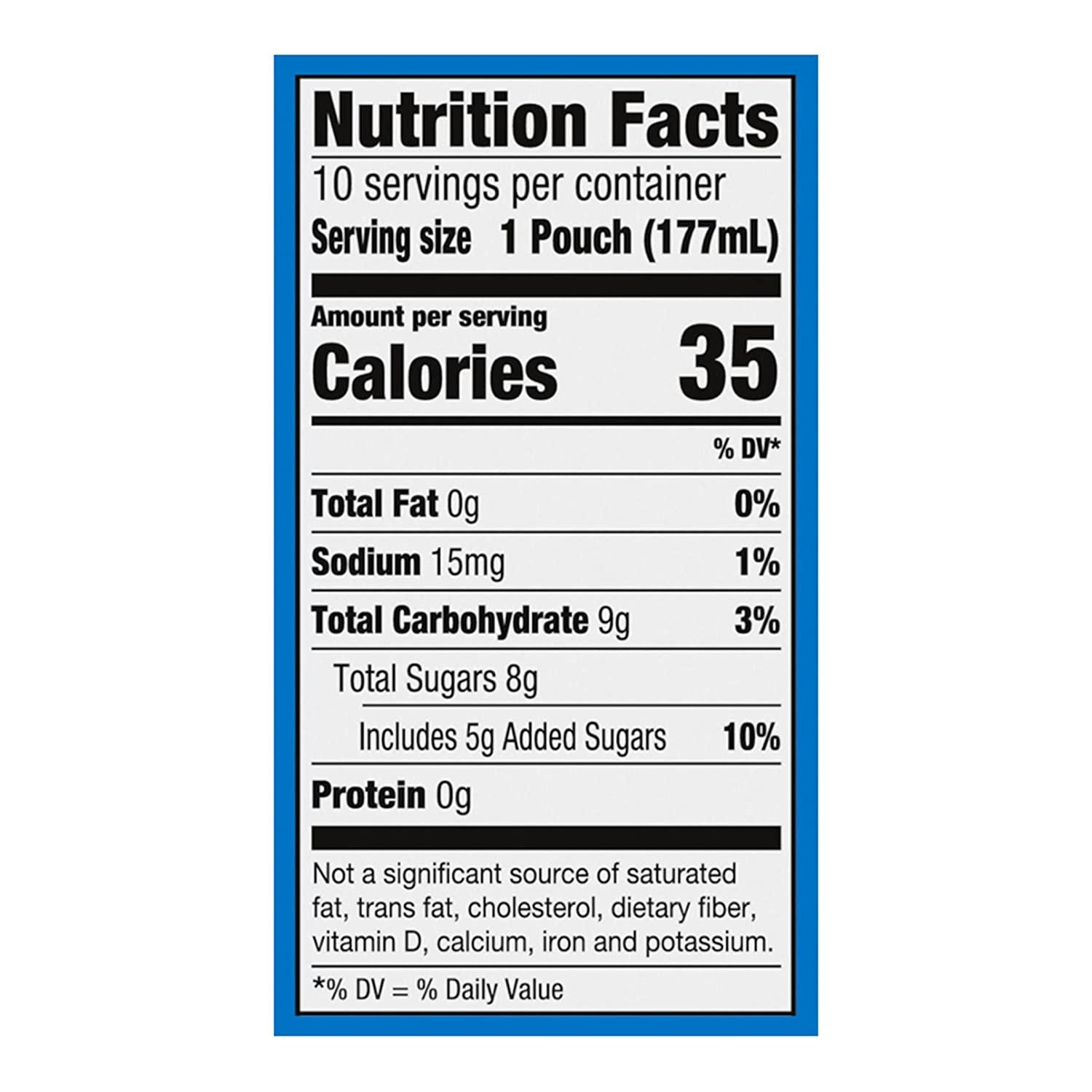 Capri Sun Pacific Cooler Mixed Fruit Kids Juice Drink Blend - 10 Pack ...