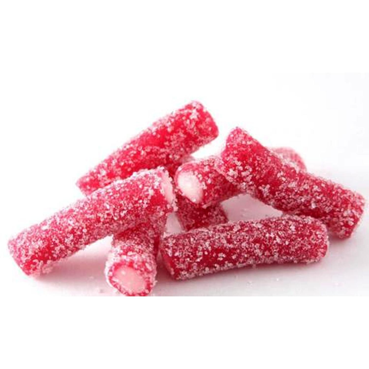 Fizzy Mini Strawberry Pencils Sour Strawberry Bites From 100G (200grams ...