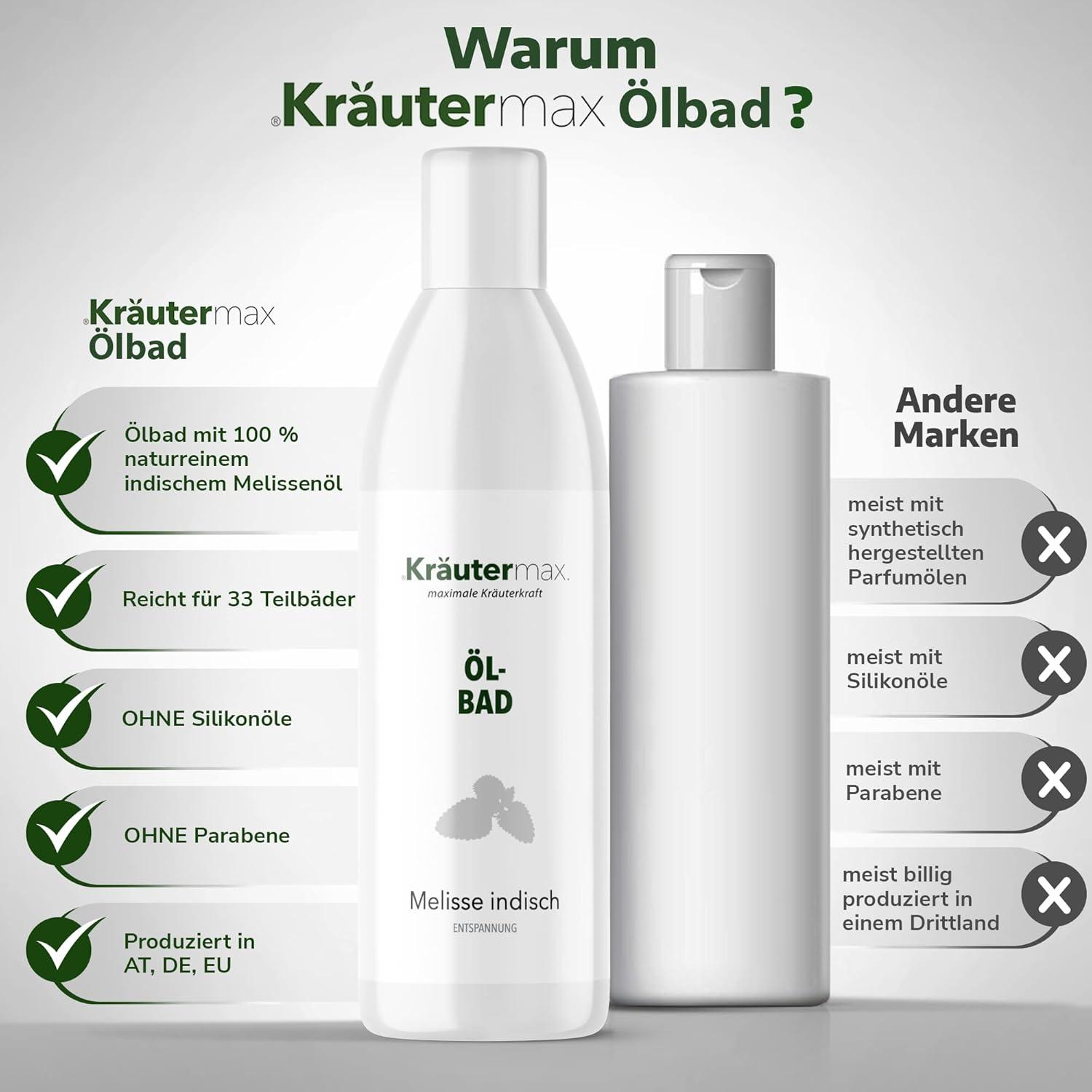 Relaxing Lemon Balm Indian Oil Bath Additive - 250 ml | Soothing Bath ...