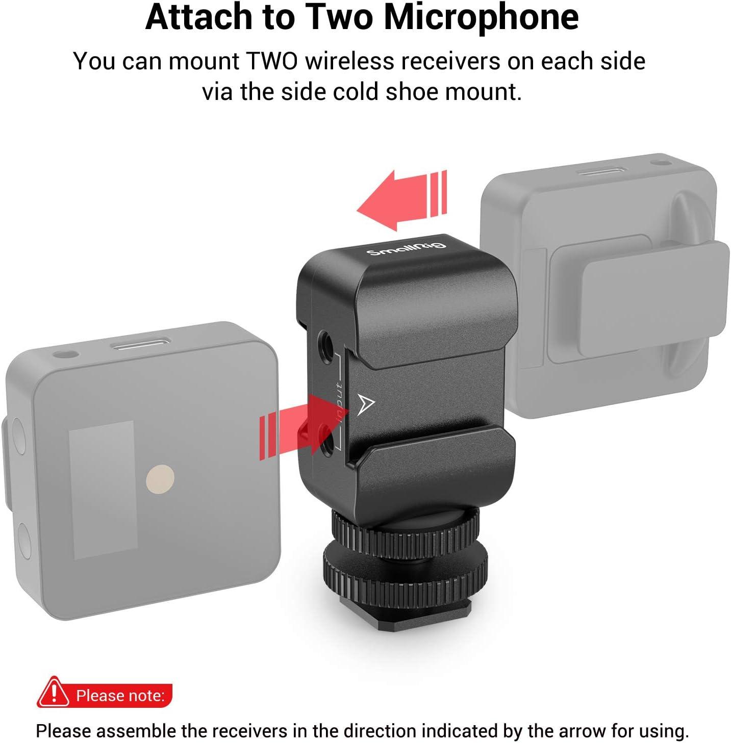 SMALLRIG Two-in-One Bracket Cold Shoe Mount Compatible with Rode ...