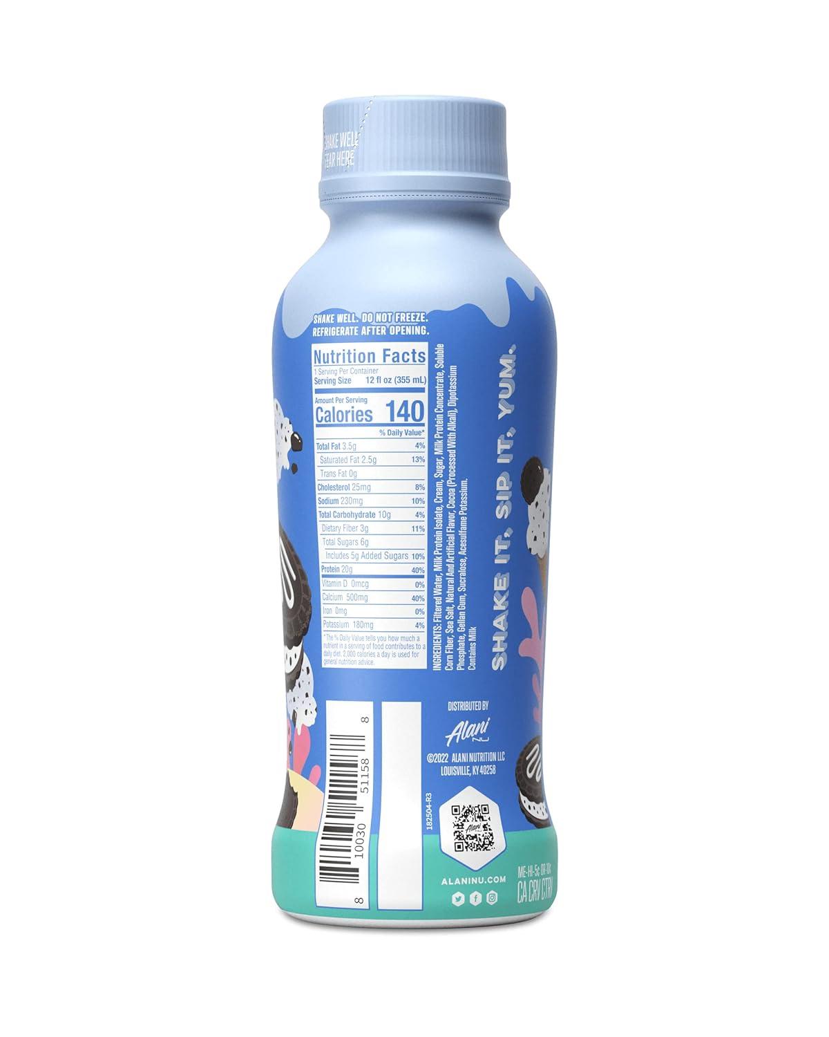 Alani Nu Protein Shake Ready to Drink Naturally Flavored Gluten Free ...