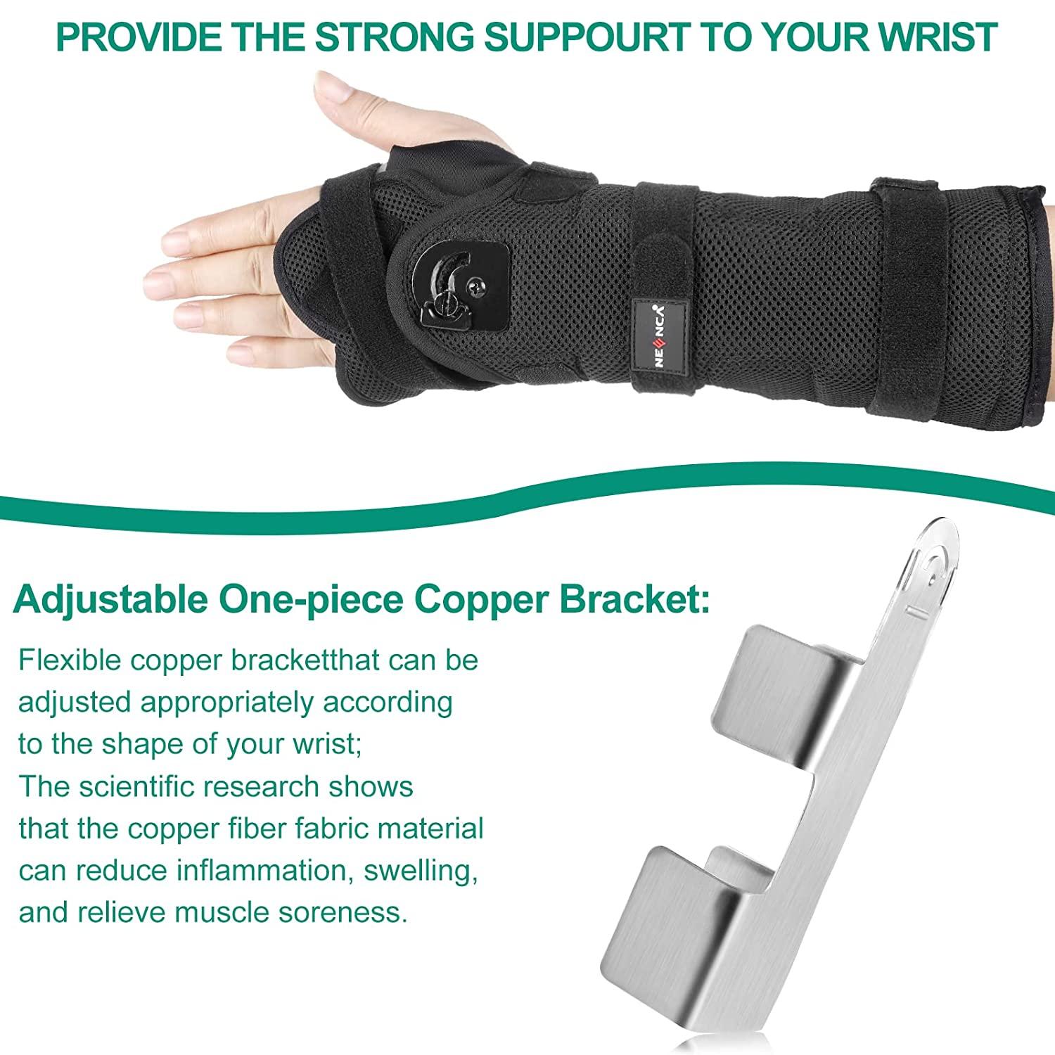NEENCA Wrist Support Brace with Splints | Night Sleep Hand Orthosis ...